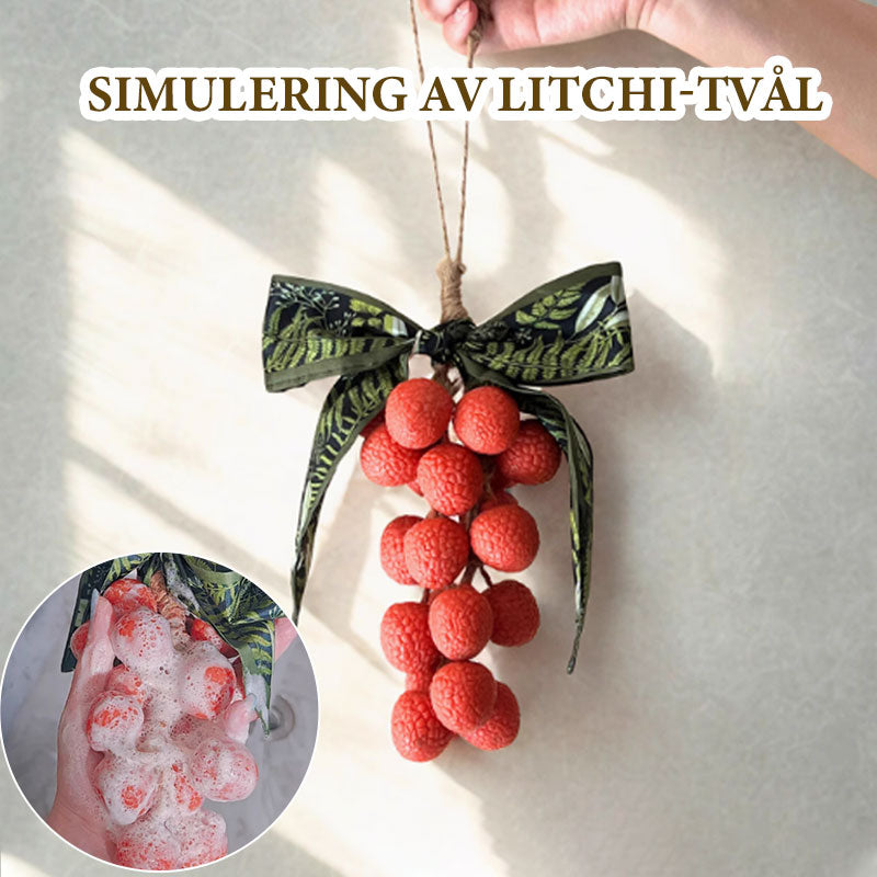 🍒Imitation lychee-shaped soap｜Fruit fragrance, exquisite and practical ...